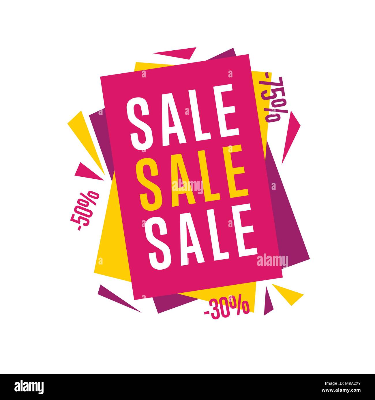 Sale tag vector isolated on white background Stock Vector Image & Art ...