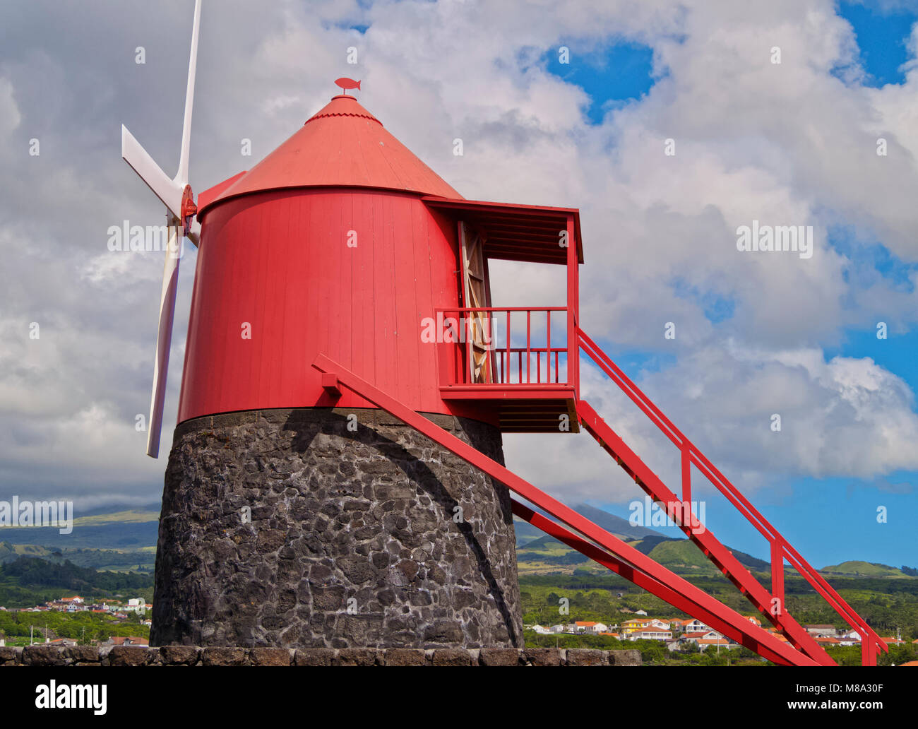 Traditional Windmill, Criacao Velha, UNESCO World Heritage Site, Pico ...