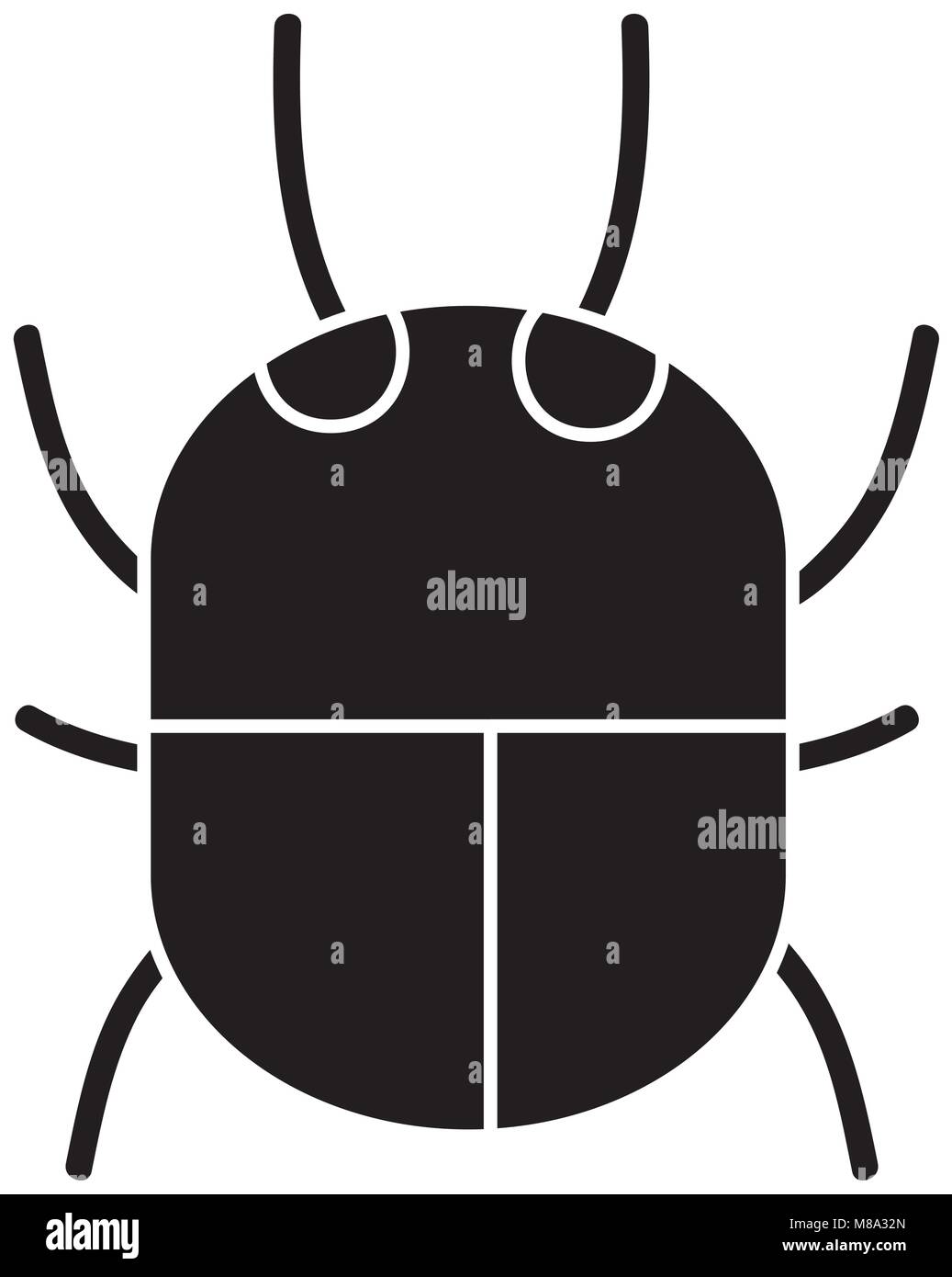 silhouette spider insect animal danger symbol Stock Vector Image & Art ...