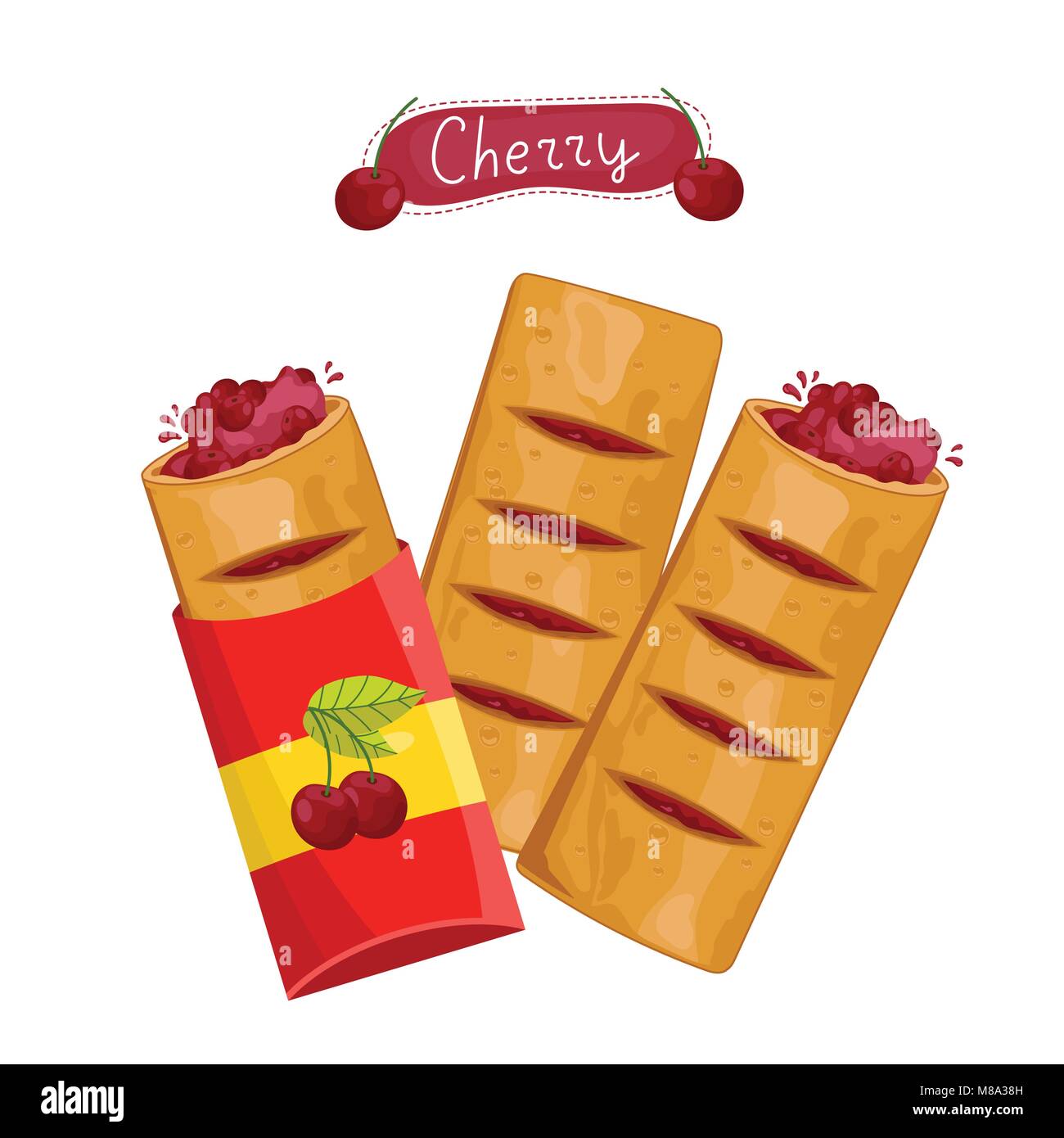 Stuffing delicious Stock Vector Images - Alamy