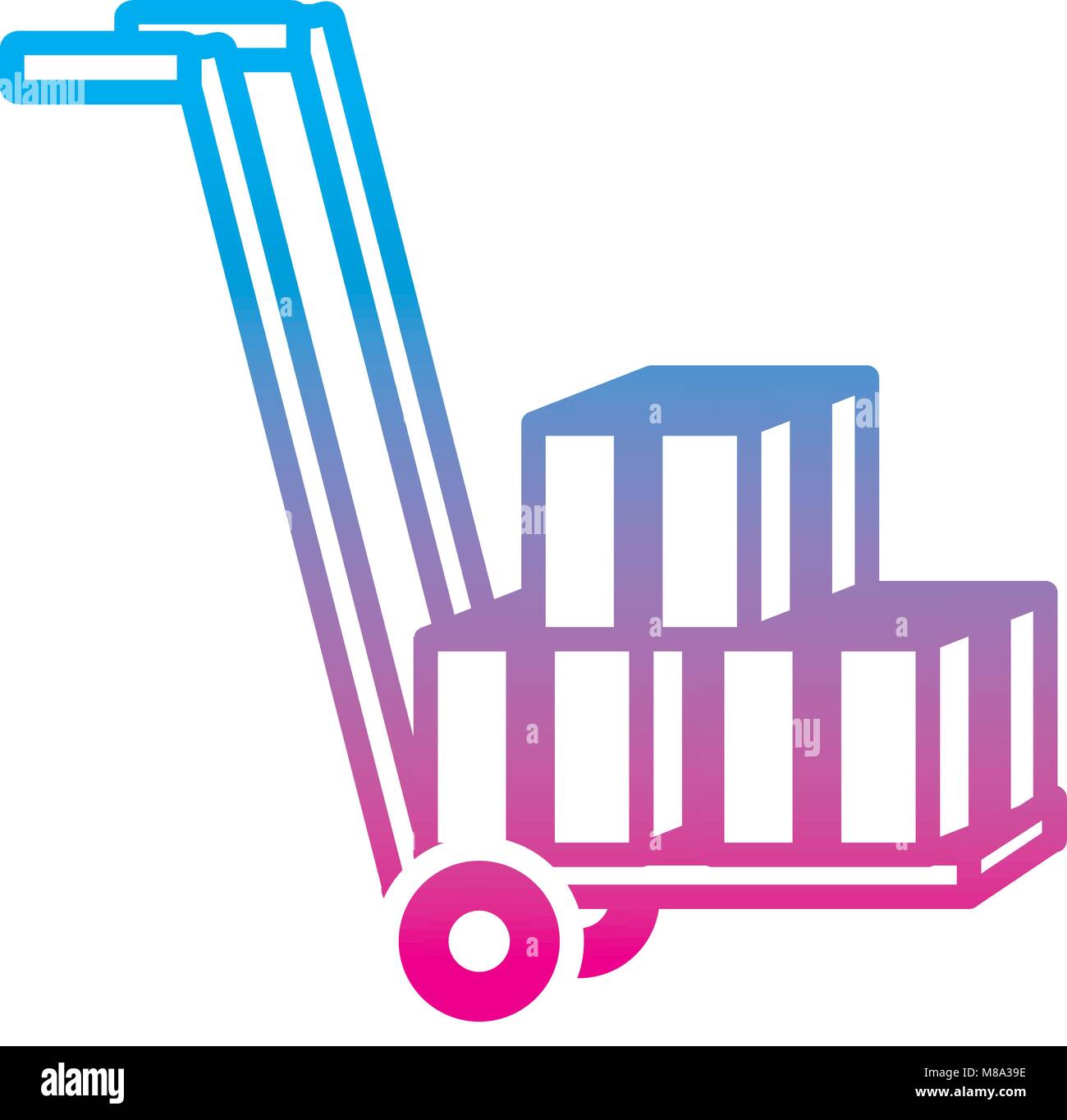 Platform trolleys Stock Vector Images - Alamy