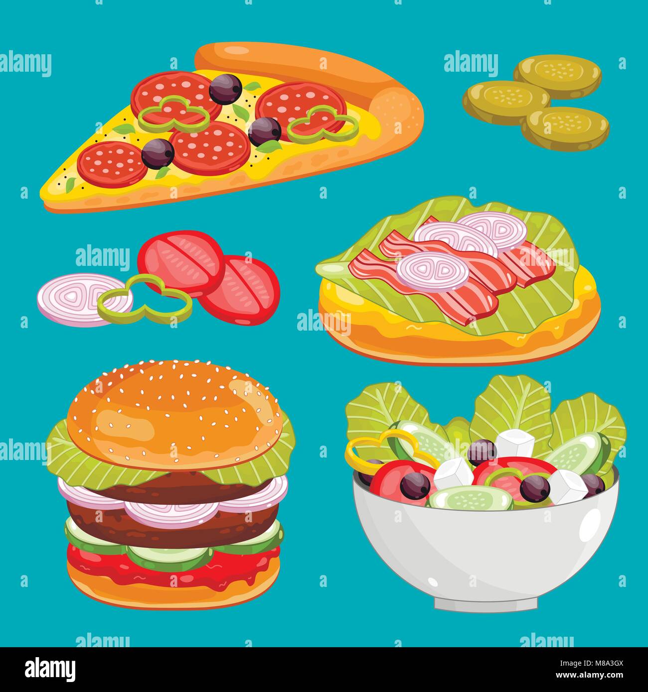 Fast food menu hi-res stock photography and images - Alamy