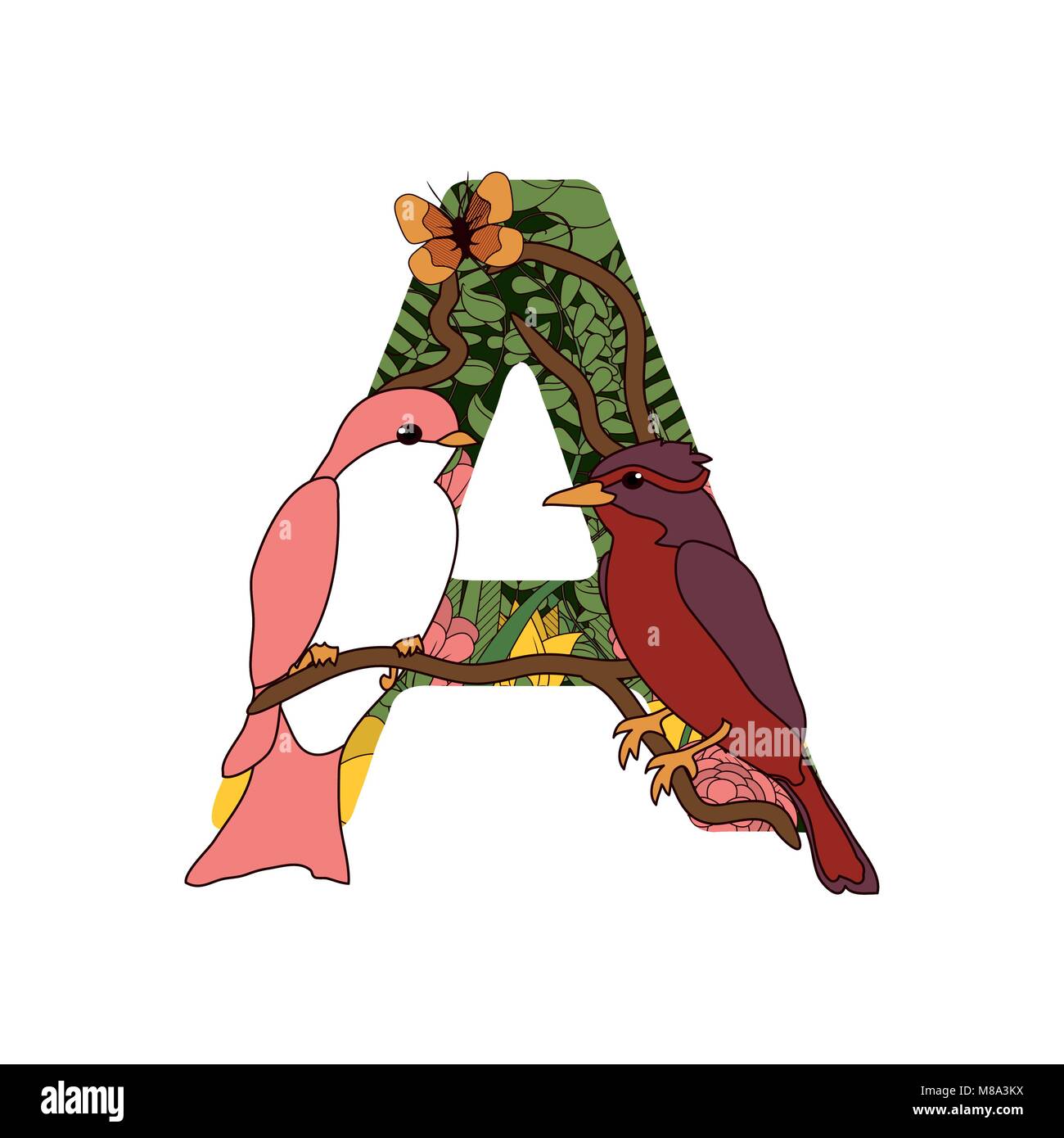 A font letter Stock Vector Image & Art - Alamy