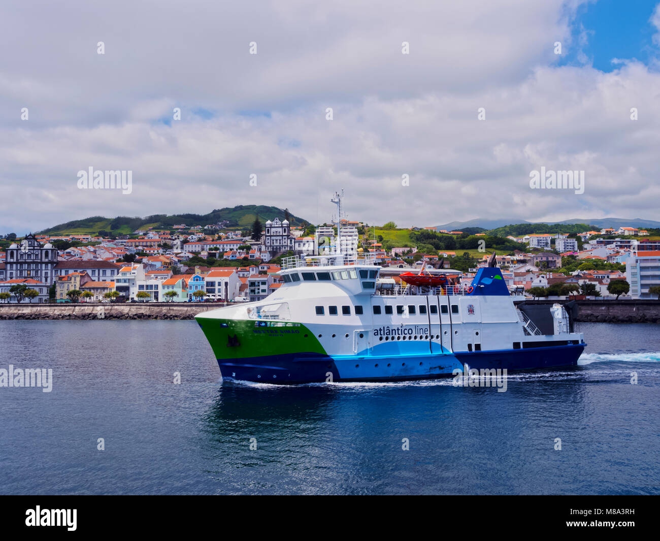 Port horta faial island azores hi-res stock photography and images - Alamy