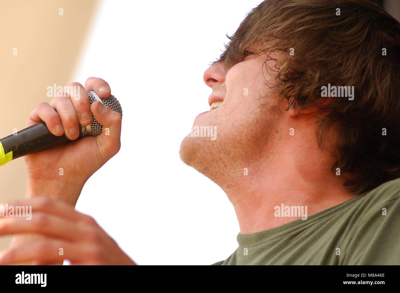 Anthony Green of Circa Survive performs on stage during the Vans Warped ...