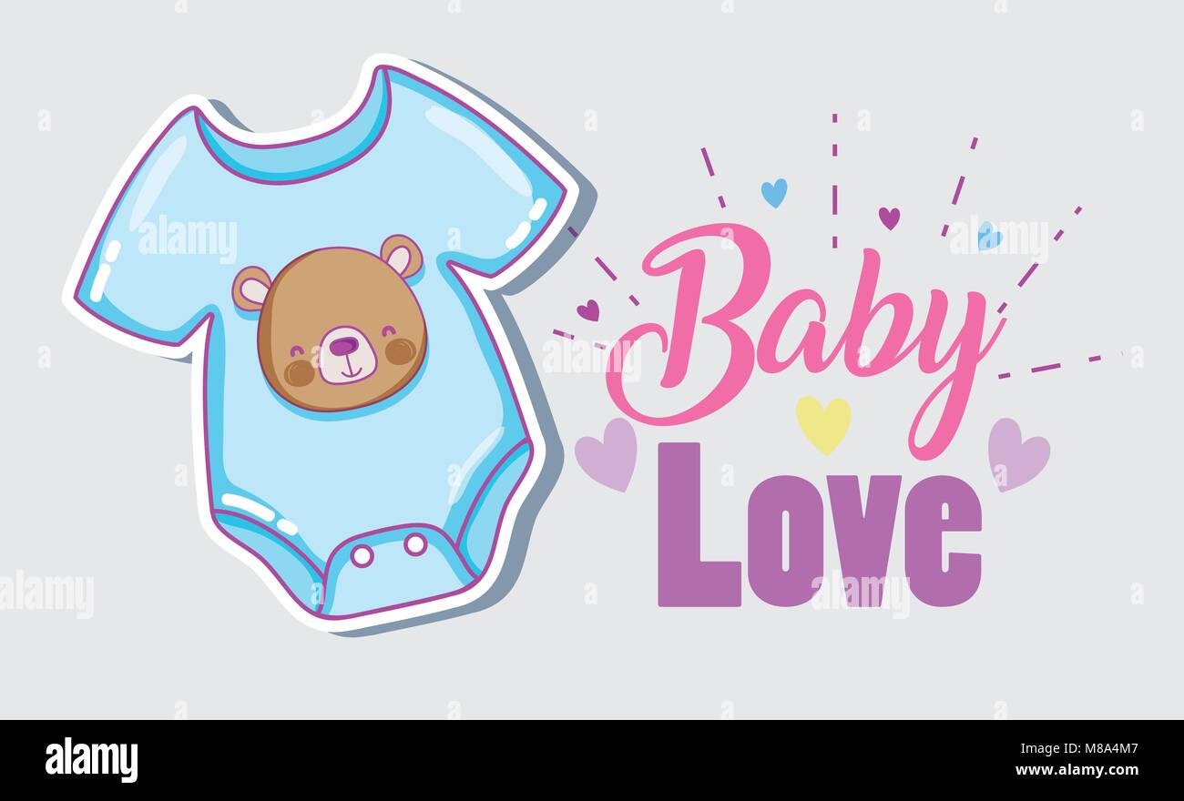 Baby love card Stock Vector Image & Art - Alamy