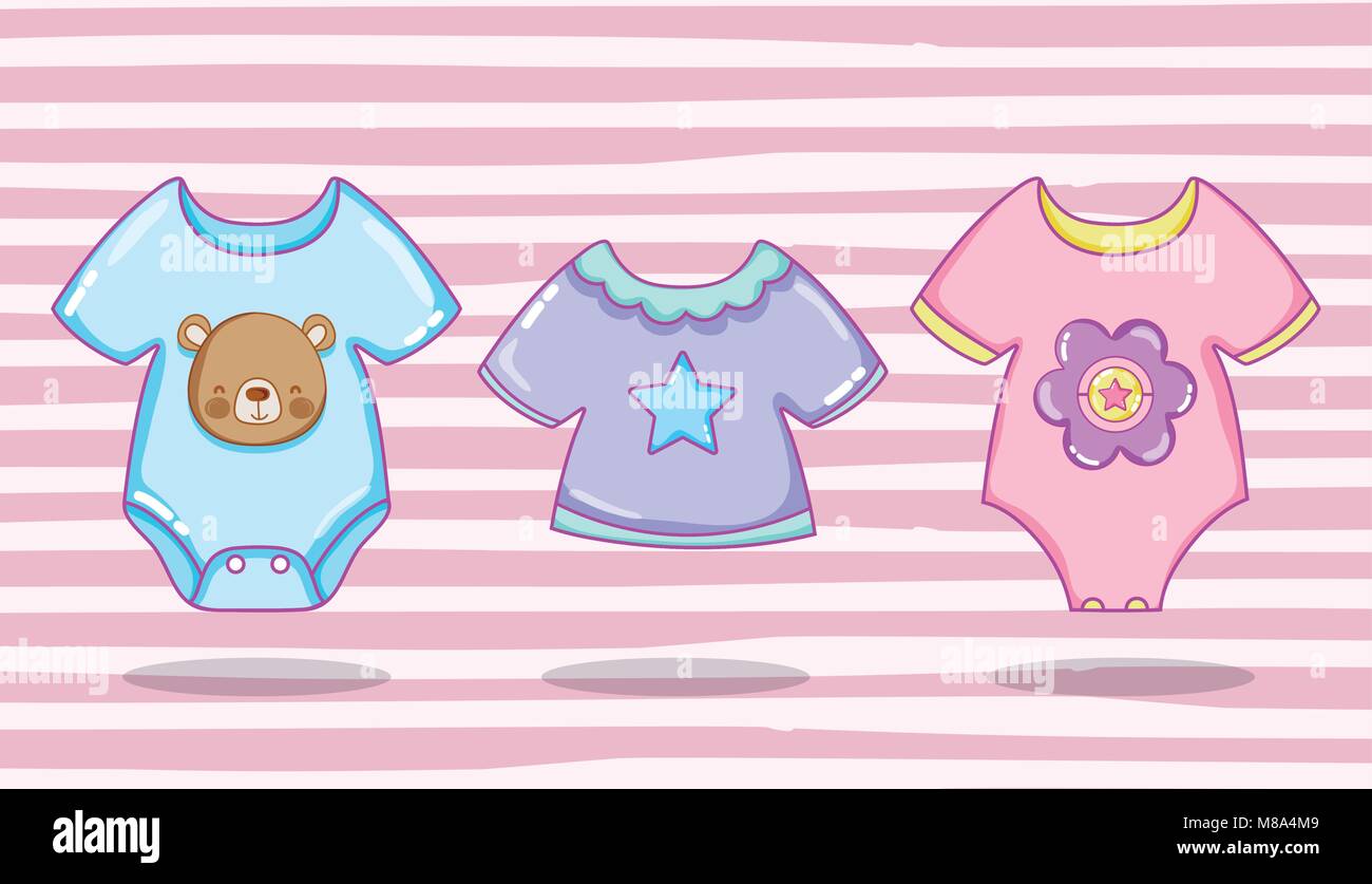 Cute baby clothing Stock Vector Image & Art - Alamy