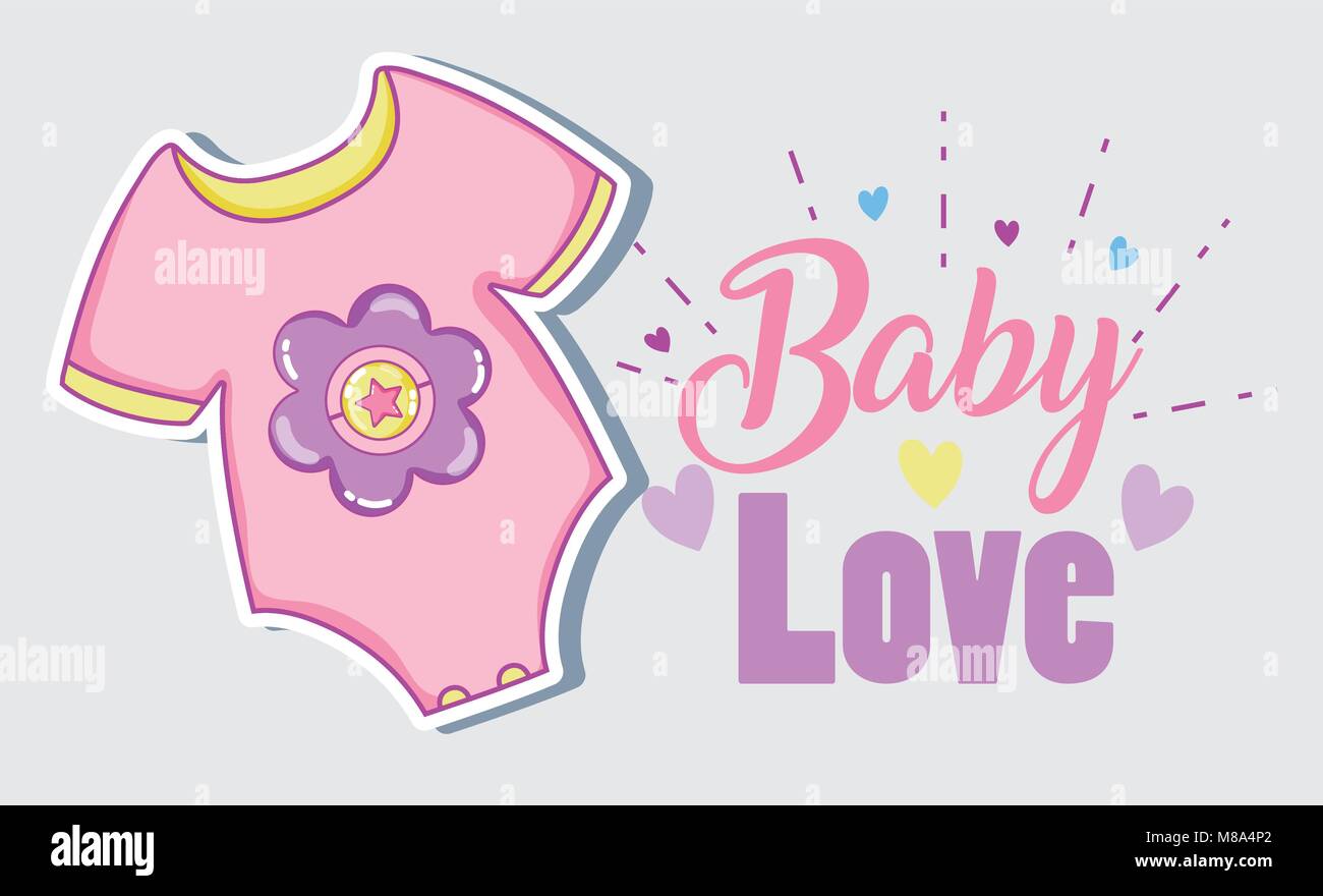 Baby love card Stock Vector Image & Art - Alamy