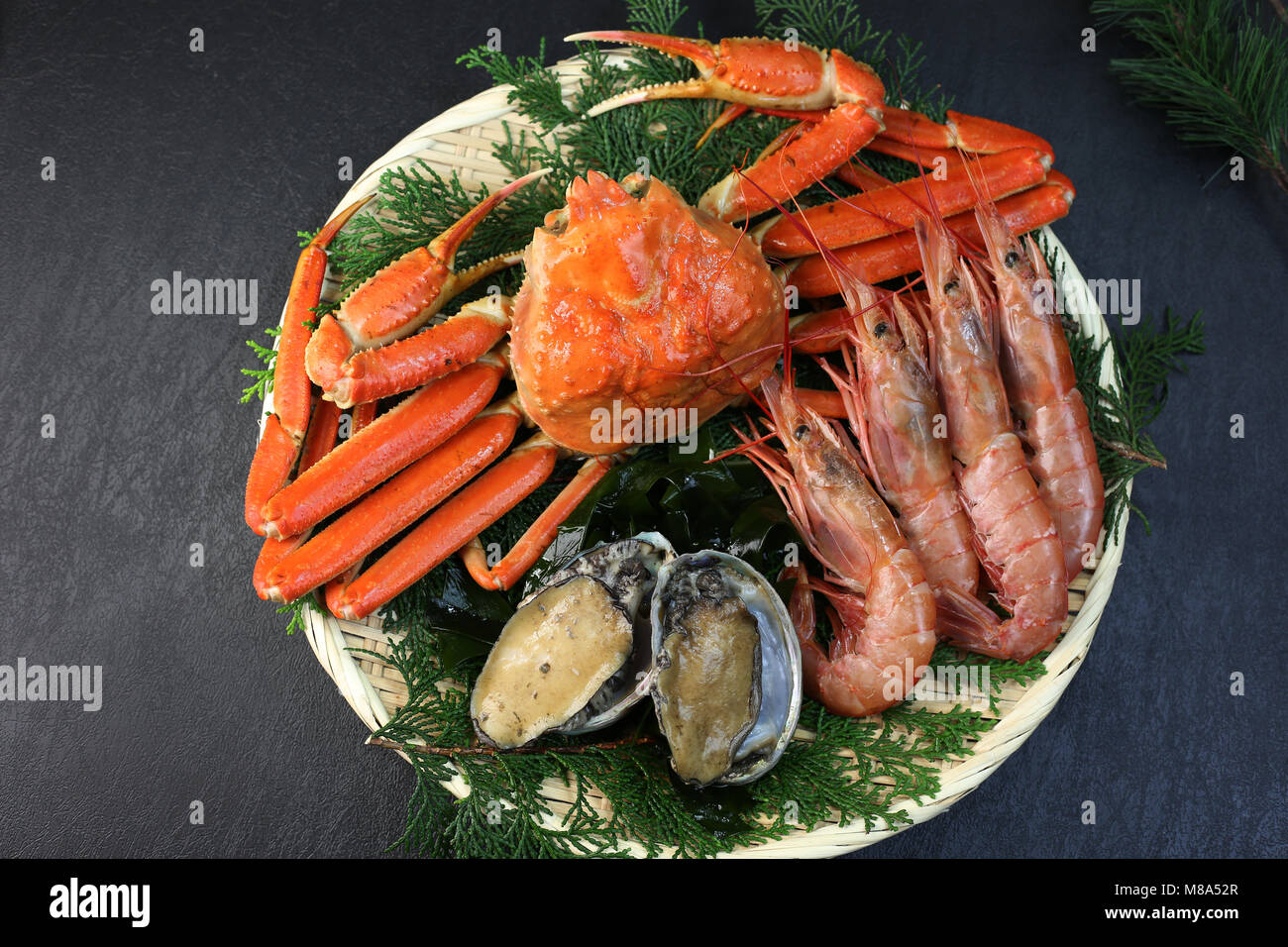Selection of Seafood Stock Photo - Alamy