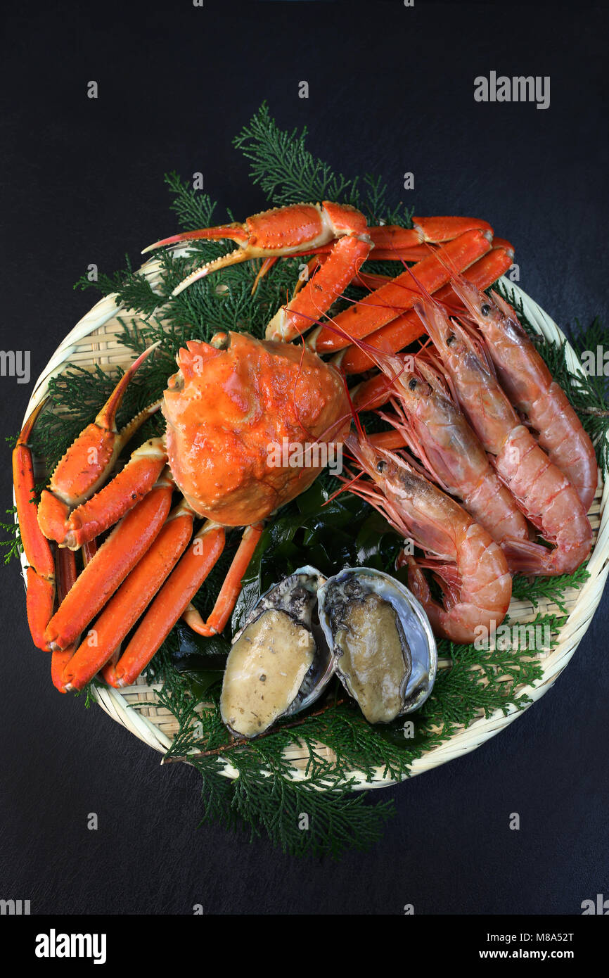 Selection of Seafood Stock Photo - Alamy
