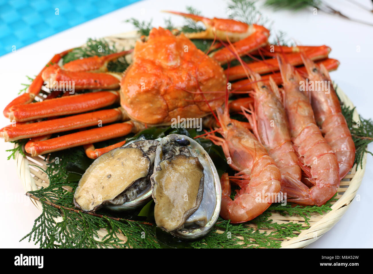 Selection of Seafood Stock Photo - Alamy