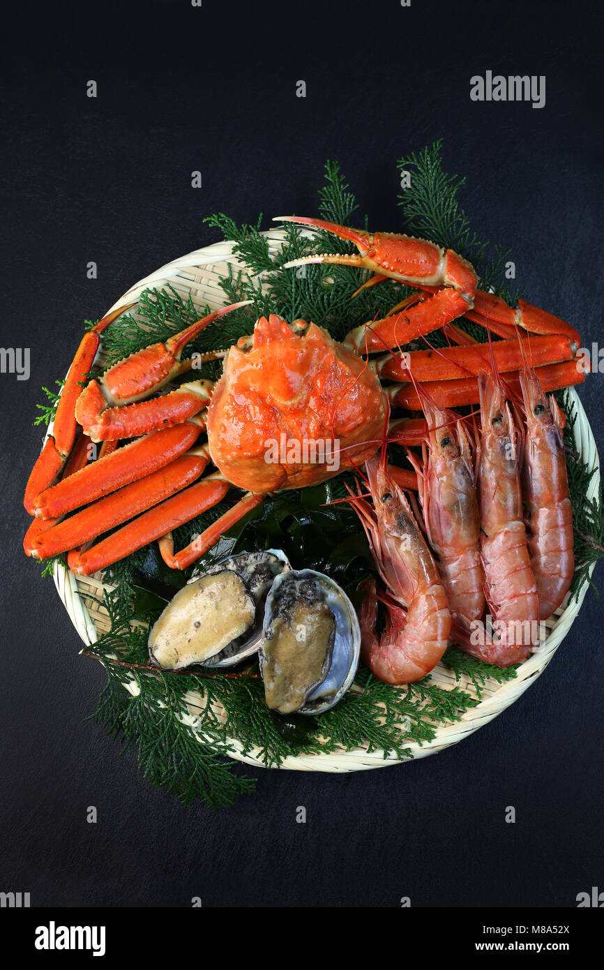 Selection of Seafood Stock Photo - Alamy