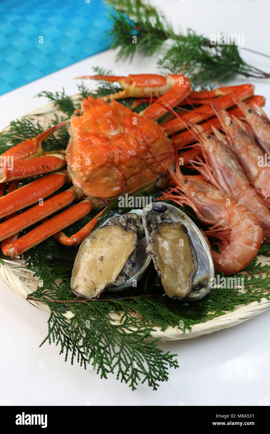 Selection of Seafood Stock Photo - Alamy