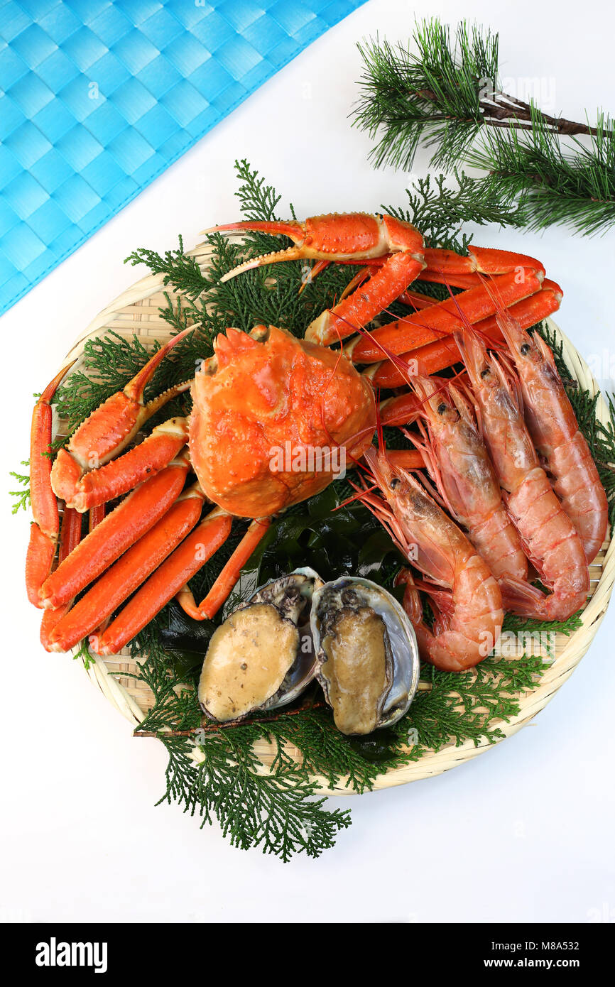 Selection of Seafood Stock Photo - Alamy