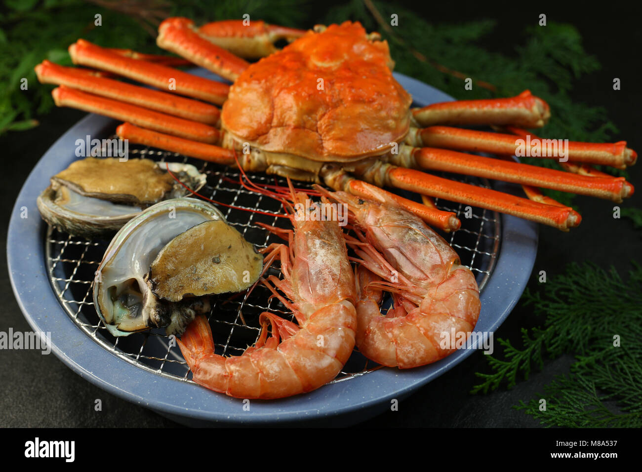 Selection of Seafood Stock Photo - Alamy