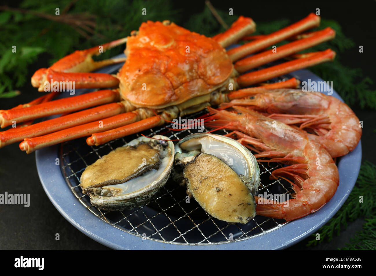 Selection of Seafood Stock Photo - Alamy