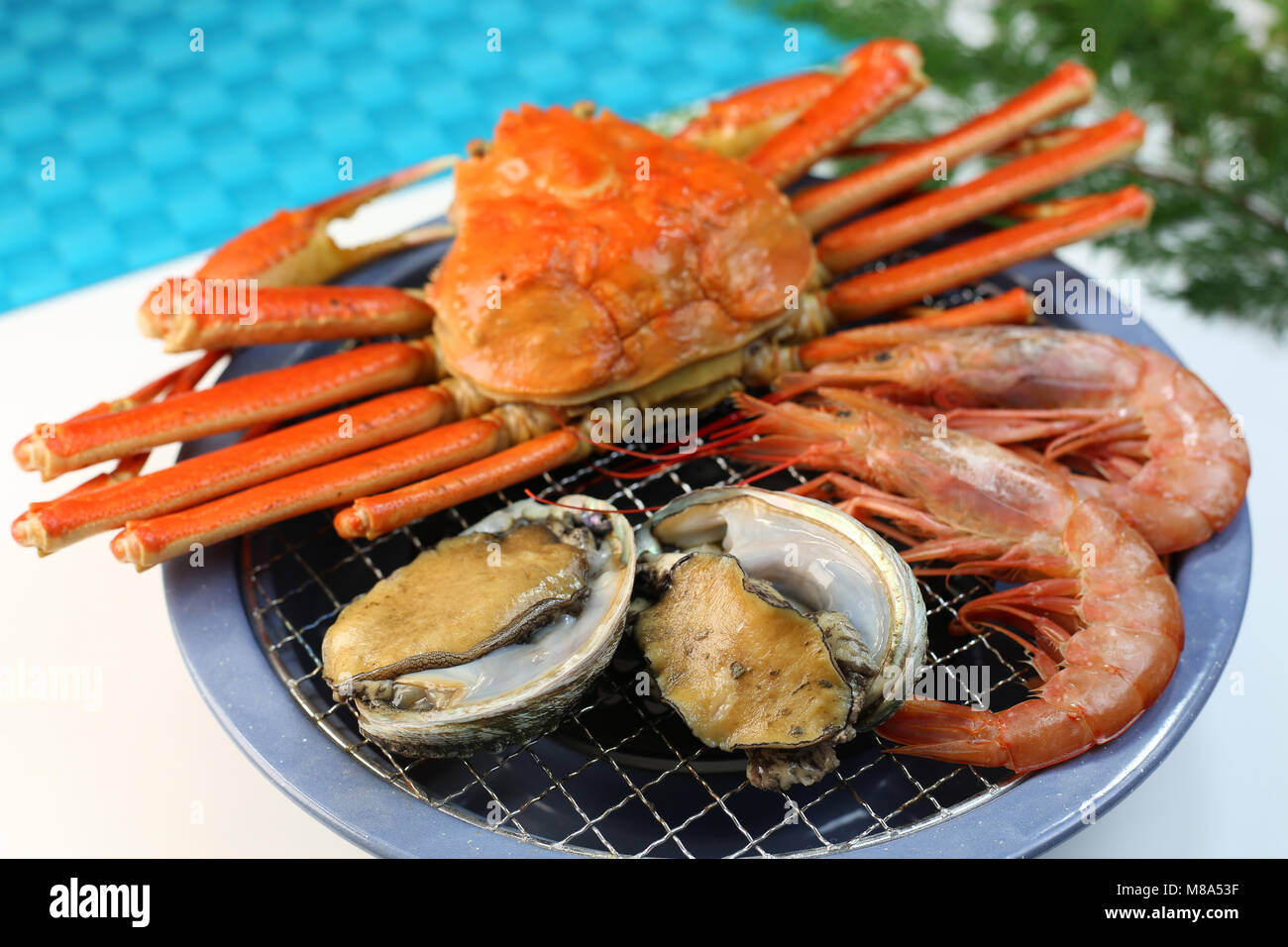 Selection of Seafood Stock Photo - Alamy