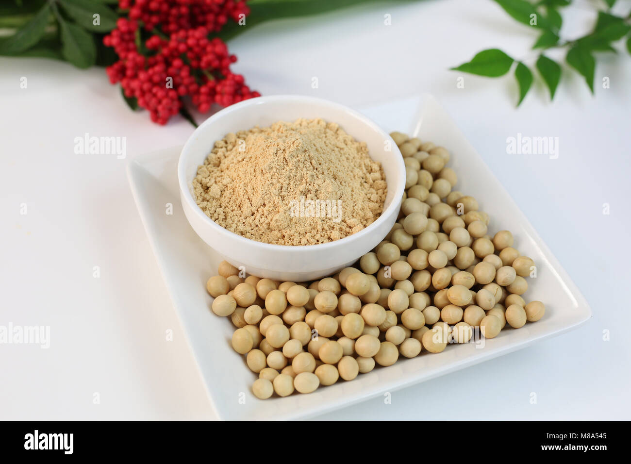 Roasted Soy Flour Stock Photo - Alamy