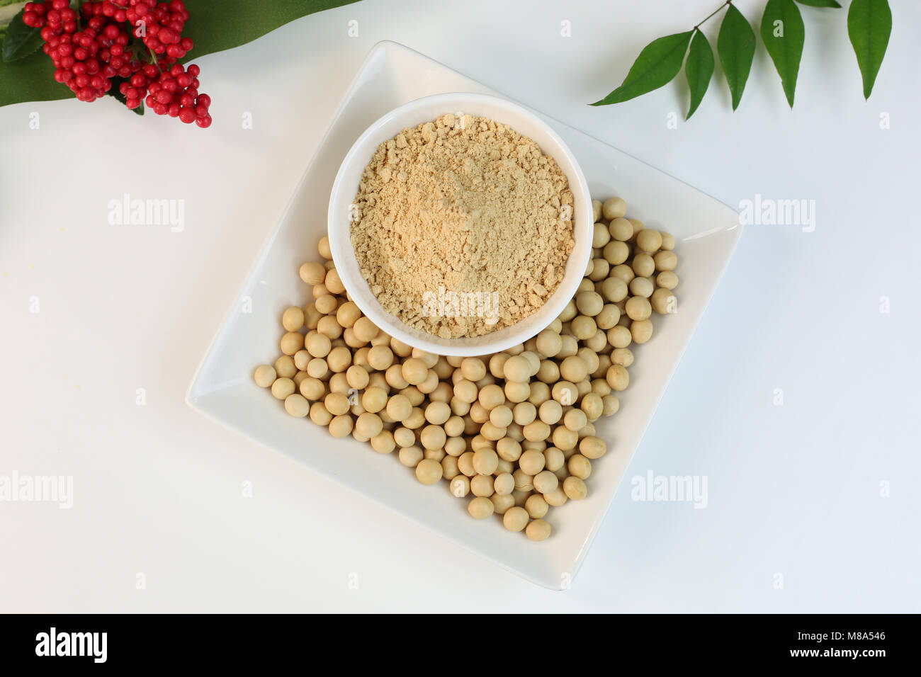 Roasted Soy Flour Stock Photo - Alamy