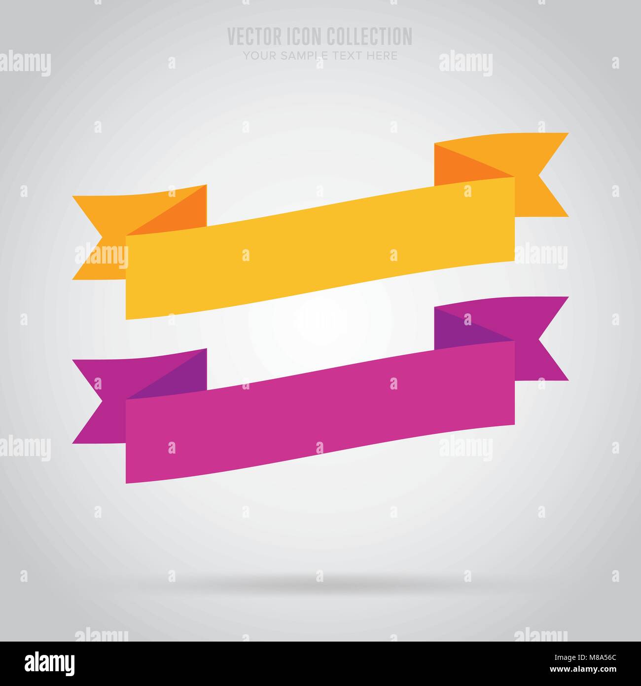 Abstract ribbon label, vector isolated Stock Vector Image & Art - Alamy