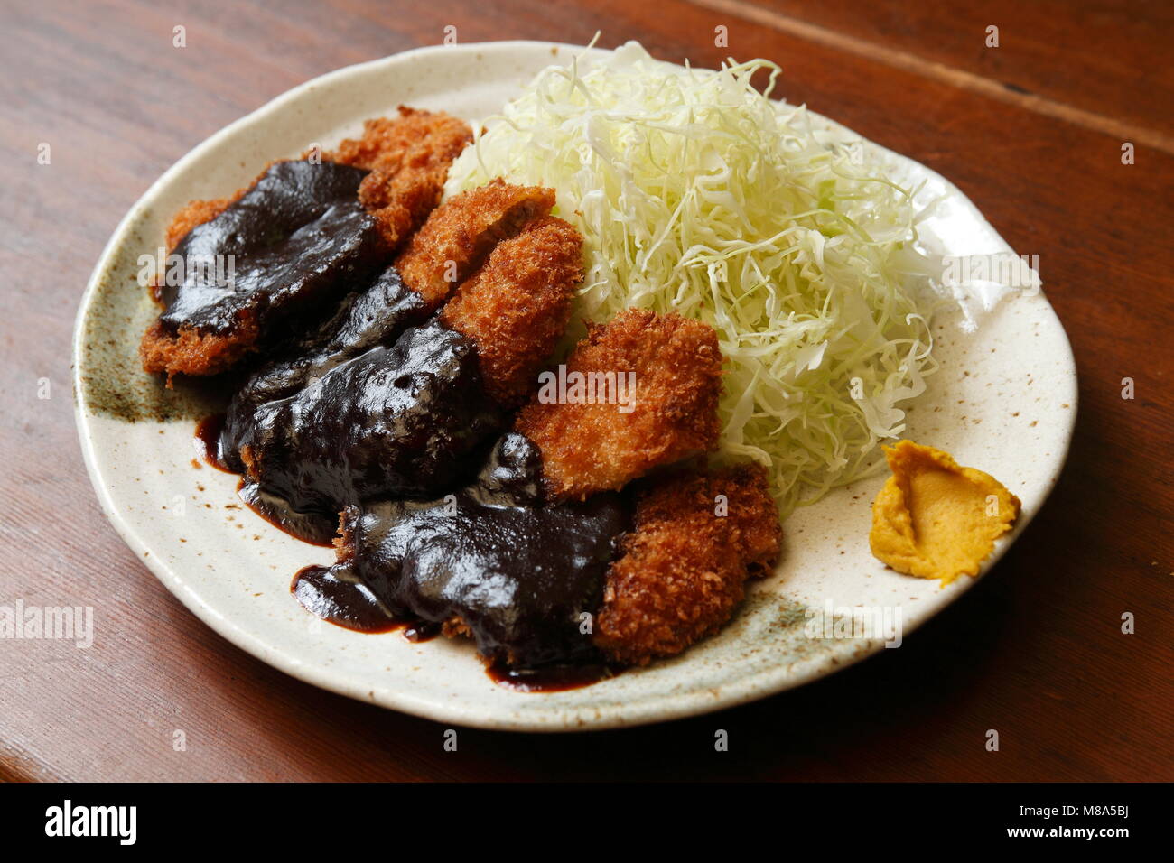 Miso Katsu, Nagoya Cuisine, Aichi Prefecture, Japan Stock Photo - Alamy