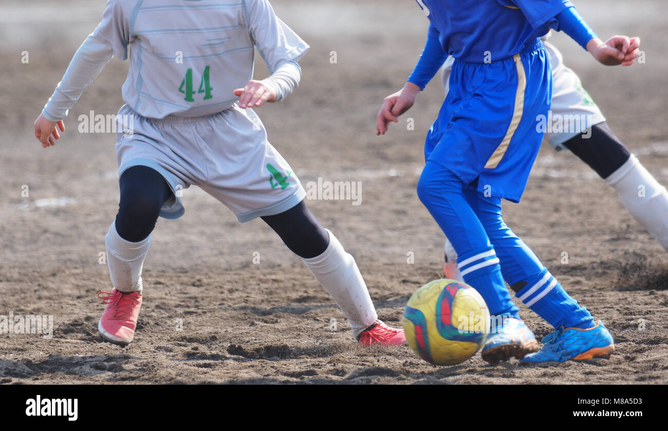 Rain soccer female hi-res stock photography and images - Alamy