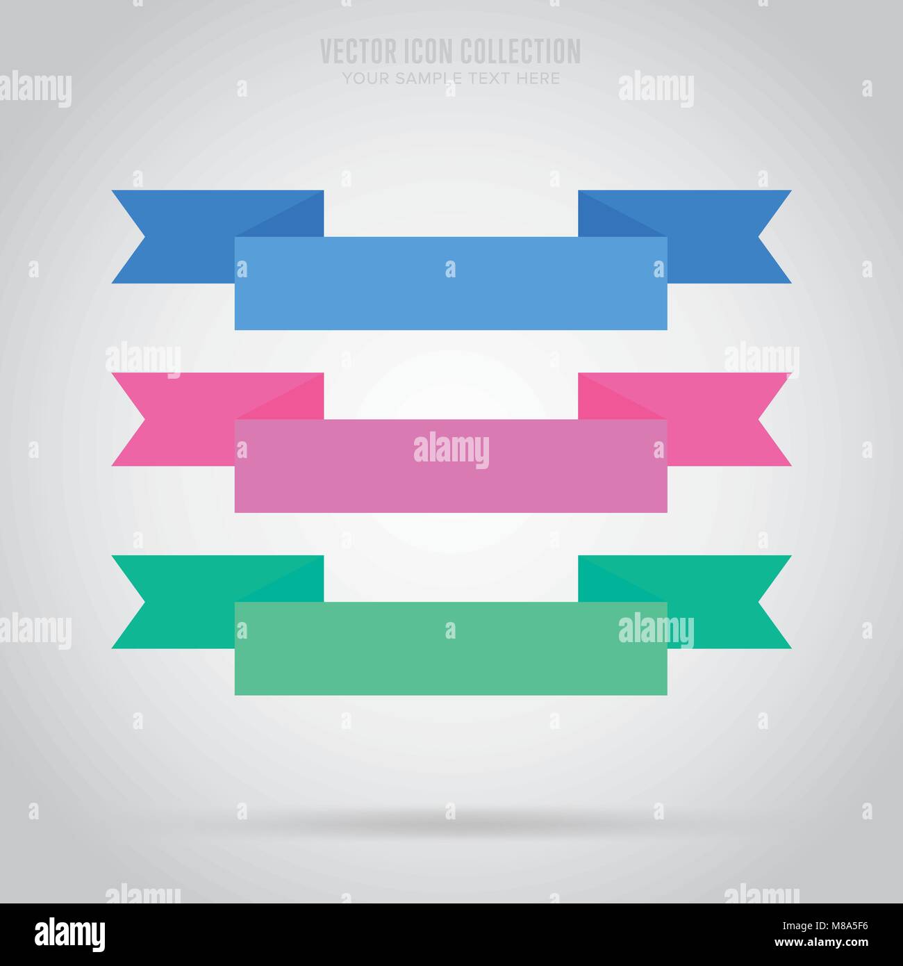 Abstract ribbon label, vector isolated Stock Vector Image & Art - Alamy