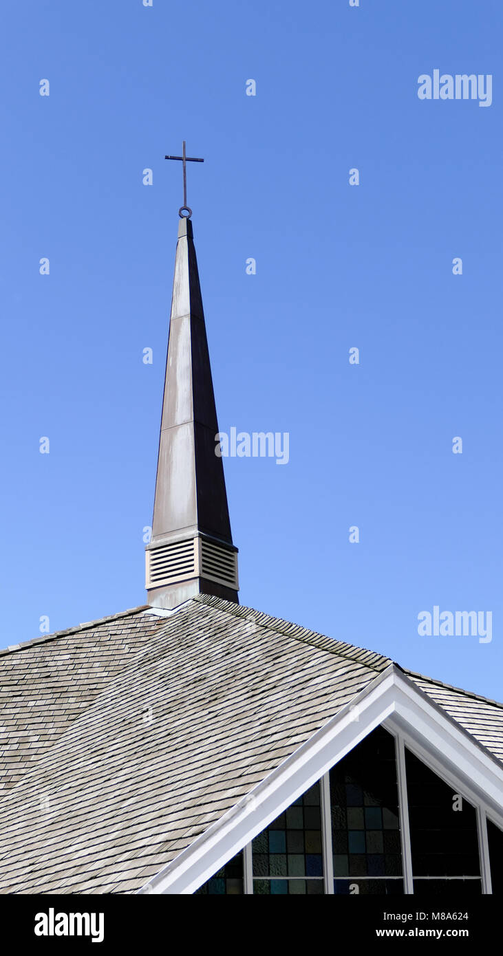 shot of religious chapel or funeral home for funeral service Stock ...
