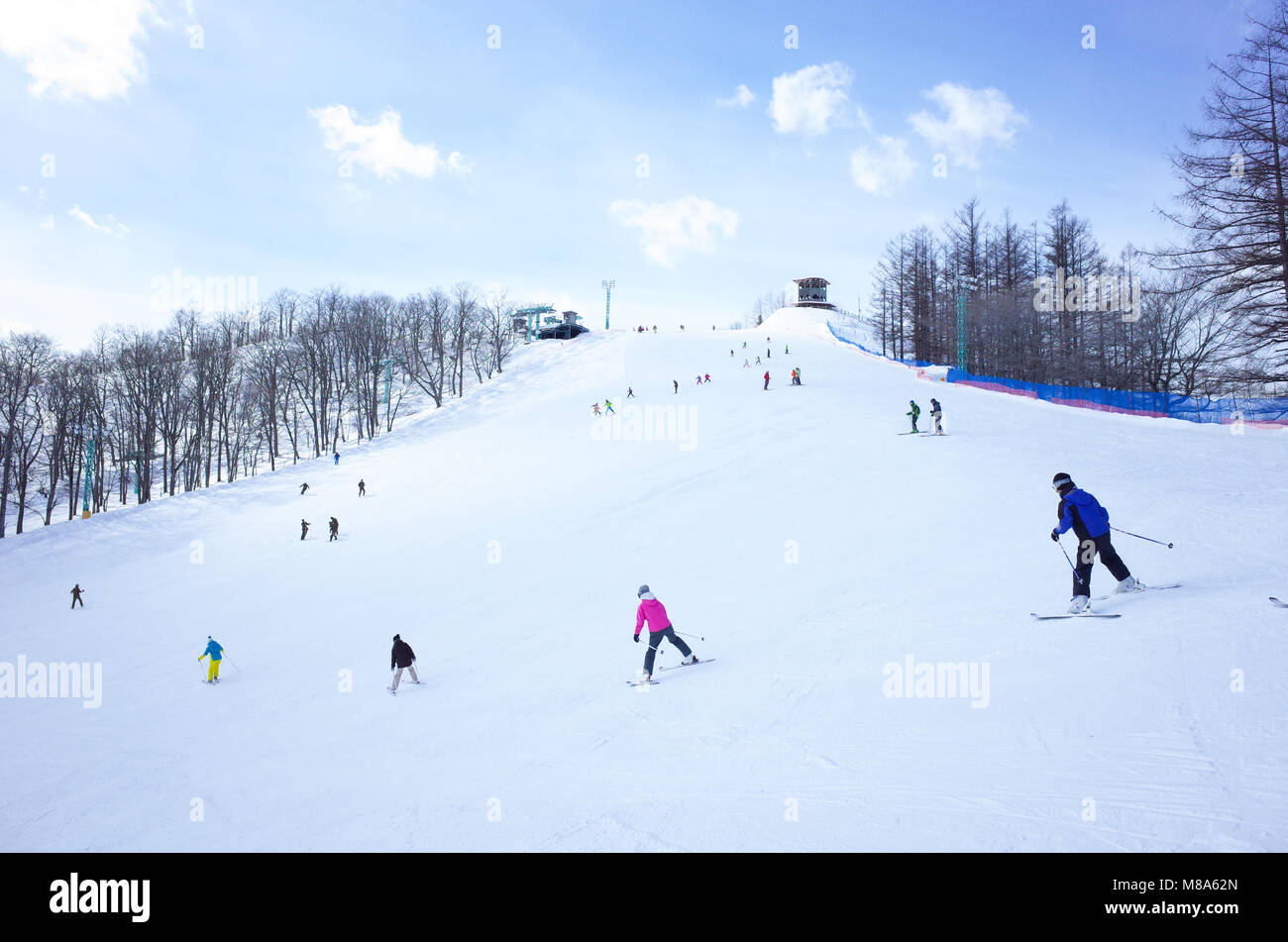 Ski fields in Hokkaido Stock Photo - Alamy