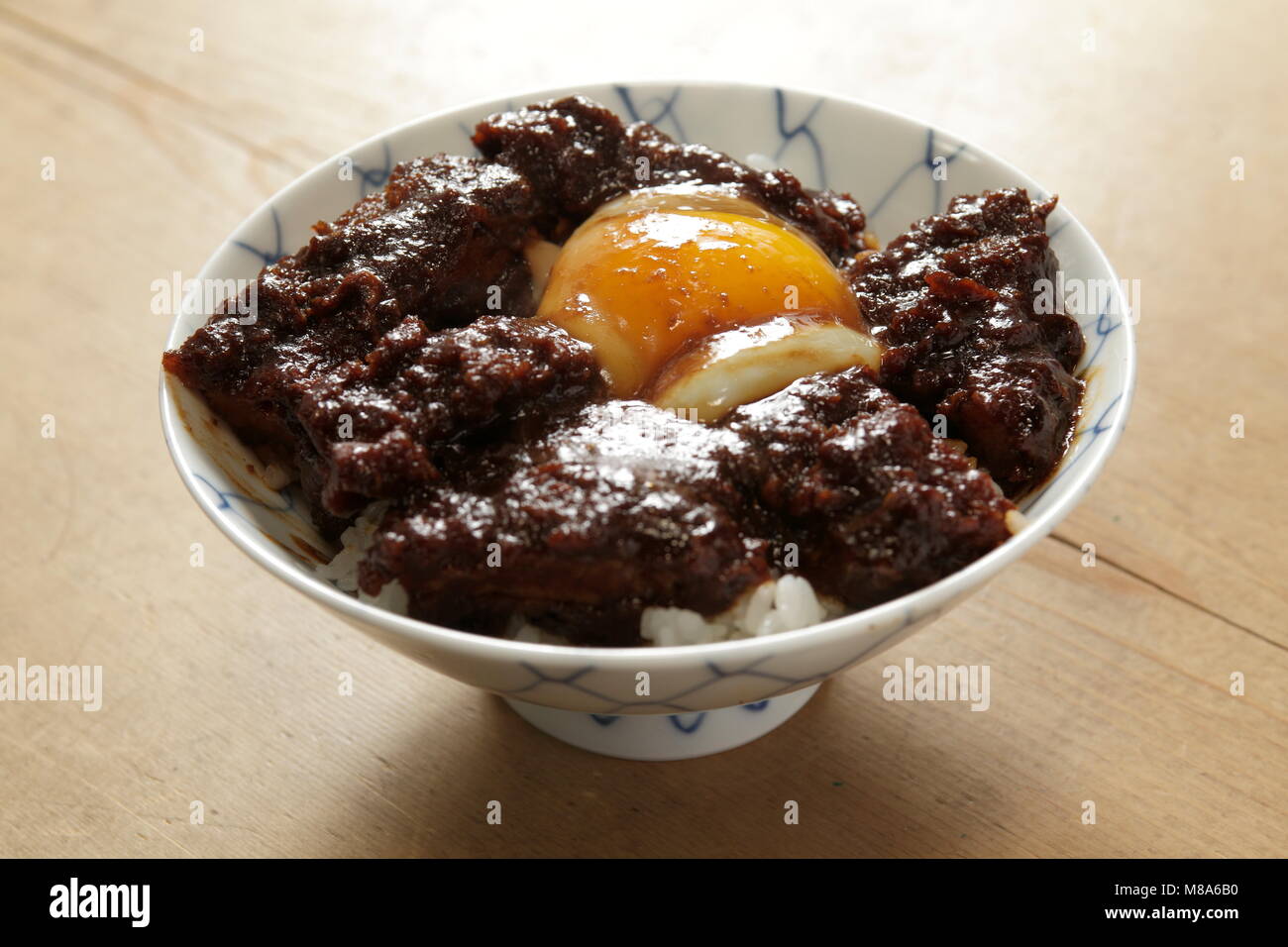 Miso Katsu Don (Pork Cutlet Bowl with Miso Stock Photo - Alamy