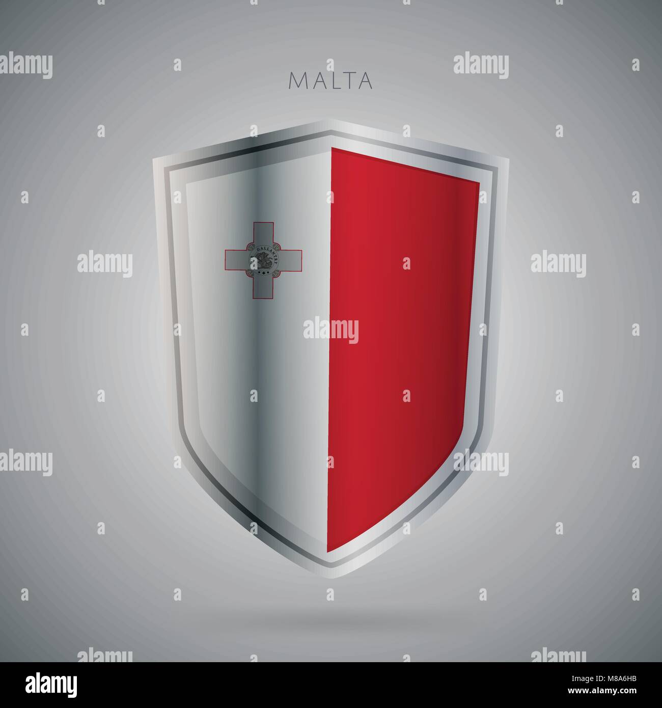 Malta flag vector hi-res stock photography and images - Alamy
