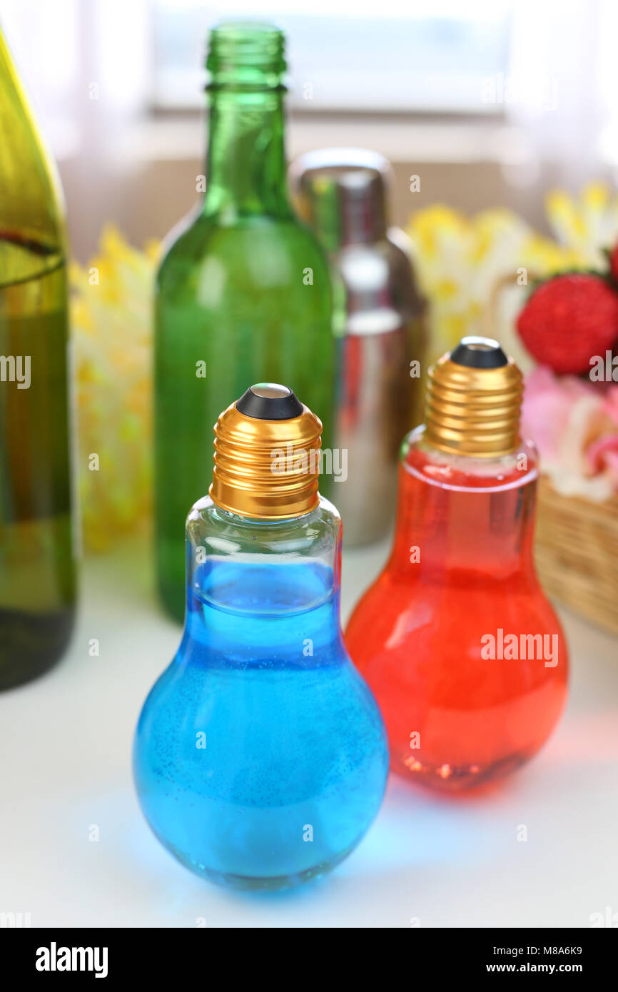 Soda in a light bulb Stock Photo - Alamy