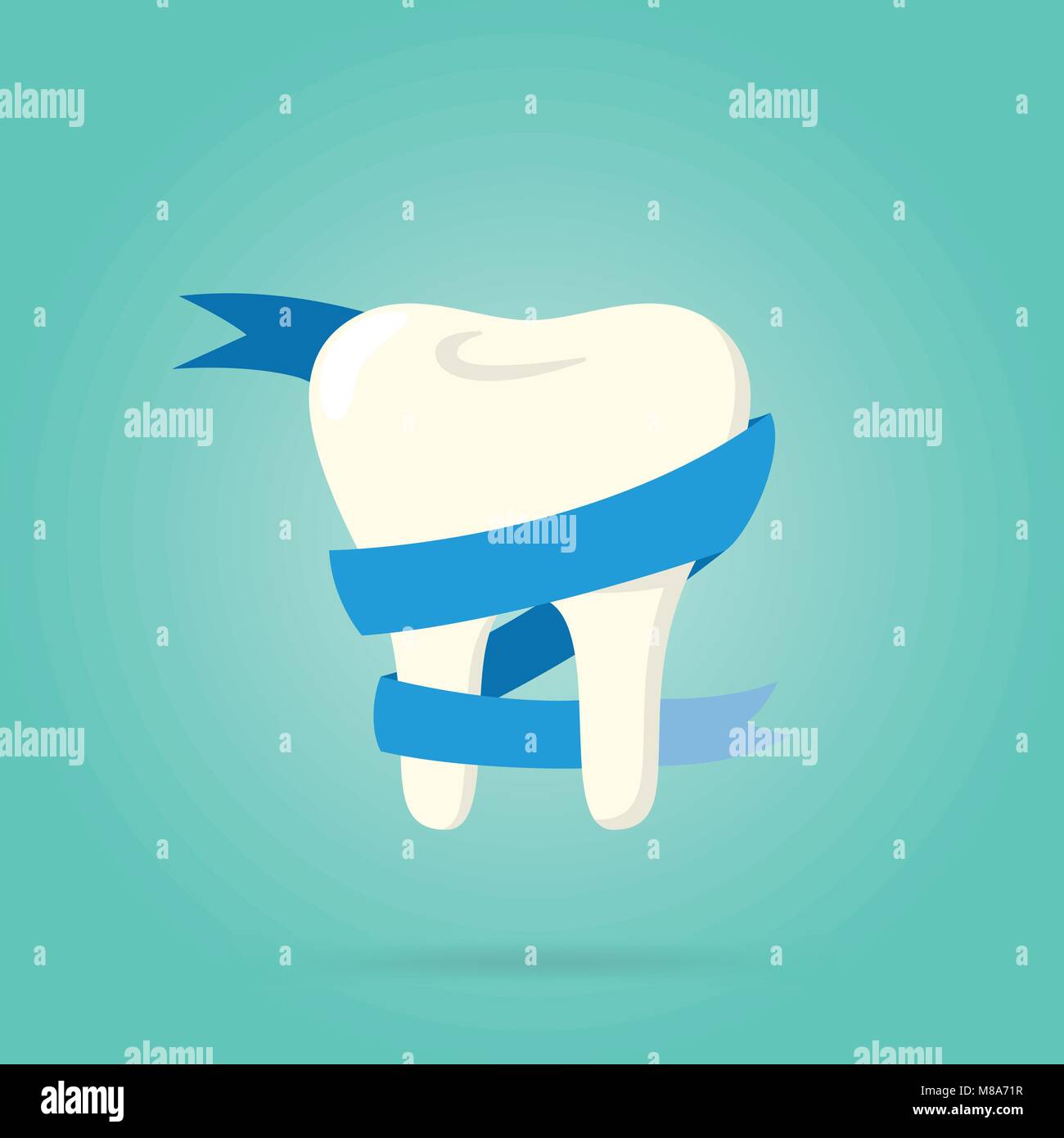 Tooth logo isolated, vector Stock Vector Image & Art - Alamy