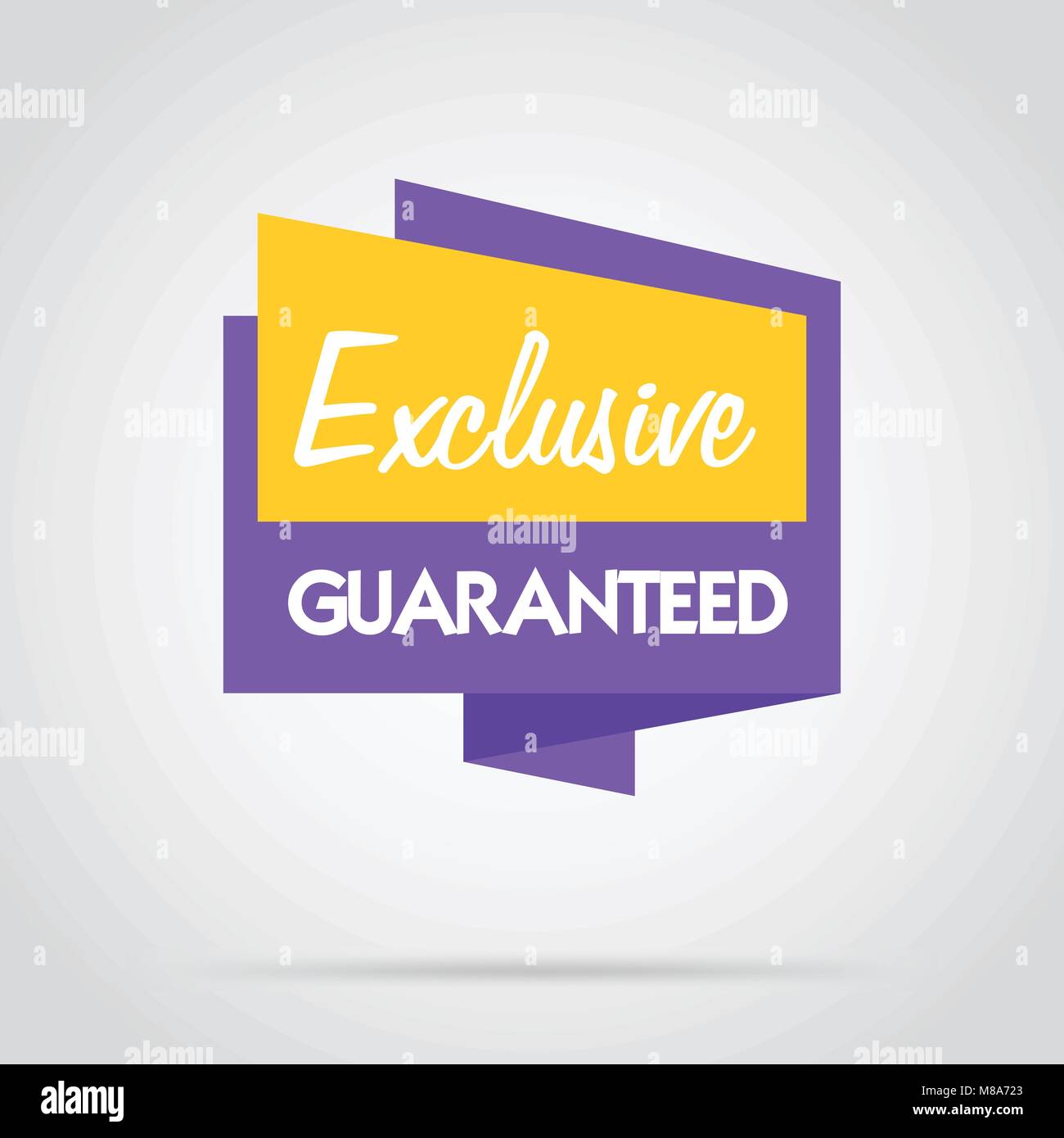 Abstract isolated badge, label or sticker, vector Stock Vector Image ...