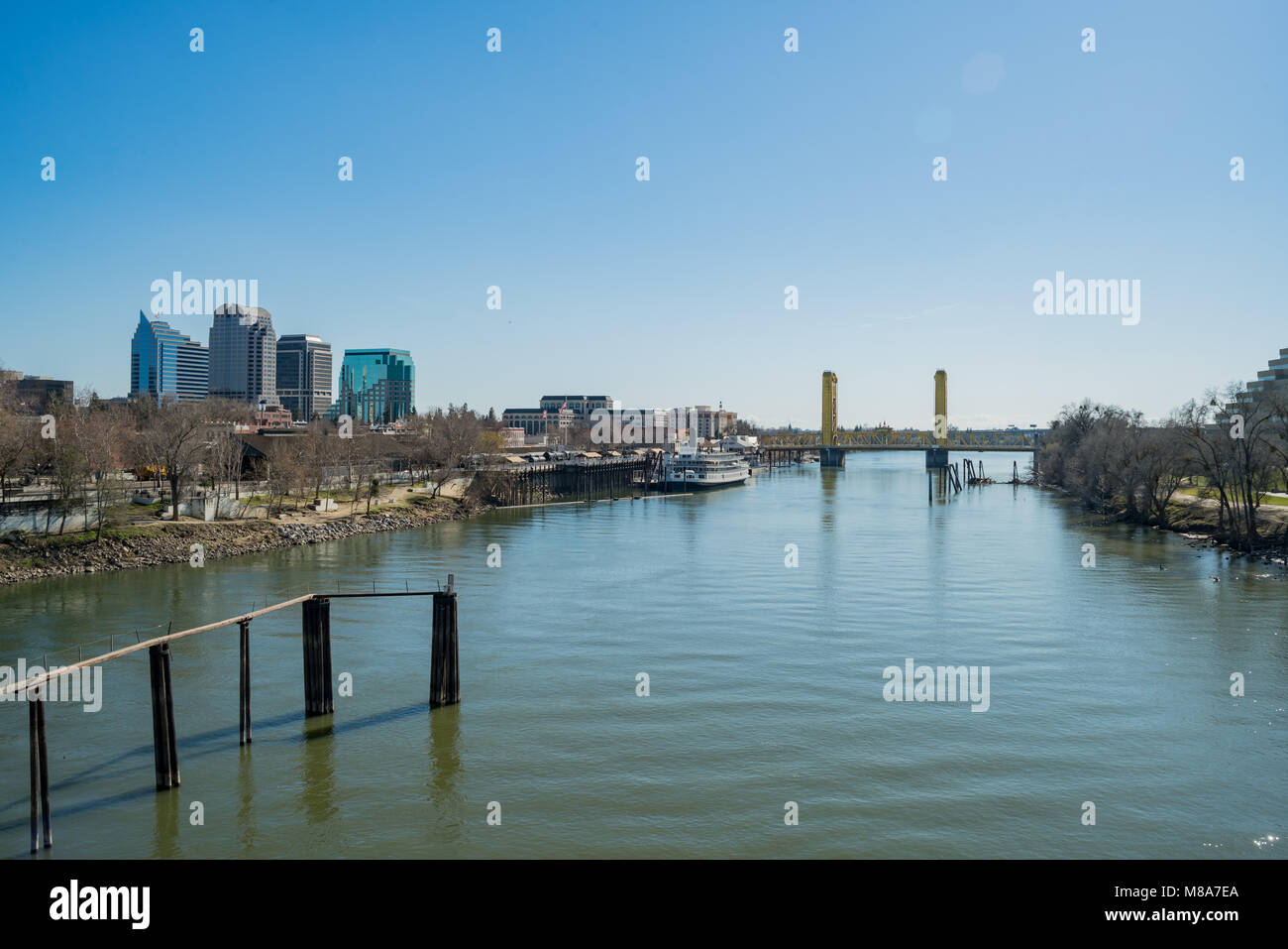 Downtown sacramento city skyline on hi-res stock photography and images ...