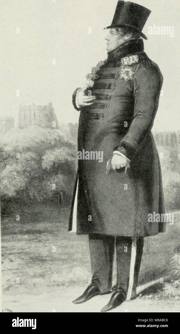 George IV, d'après le portrait de George Atkinson Stock Photo - Alamy