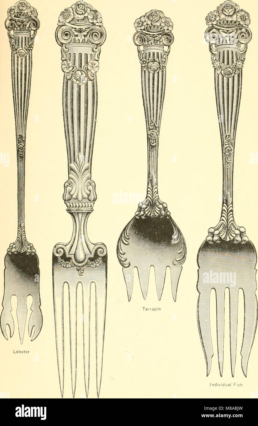 This 1899 book presents the patterns of Georgian-era tableware ...