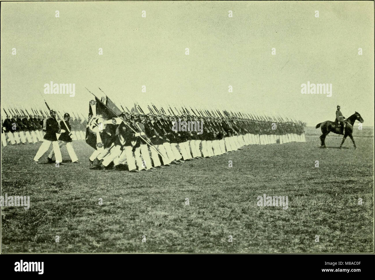 This 1914 publication explores Germany's military strength, detailing ...