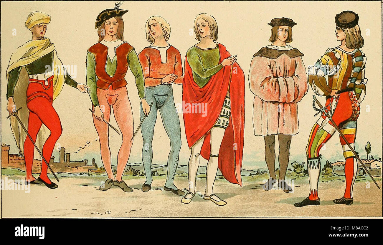 A 1905 book detailing the history of costumes, focusing on the ...