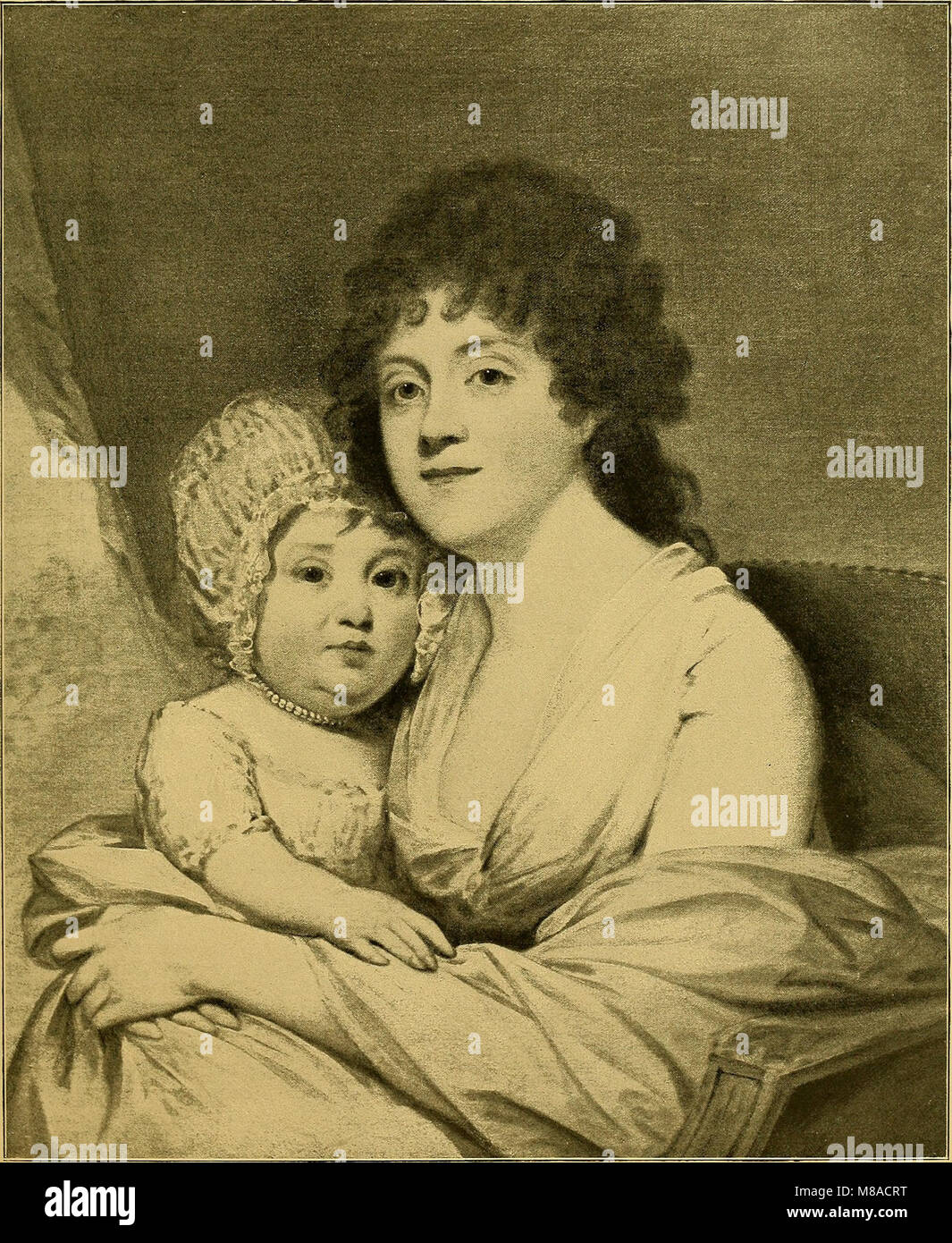 Gilbert Stuart's portrait of Mrs. Samuel Gatliff and her daughter is a ...