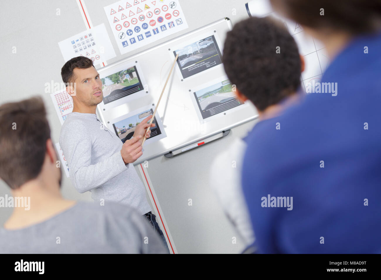 Driving theory test men hi-res stock photography and images - Alamy