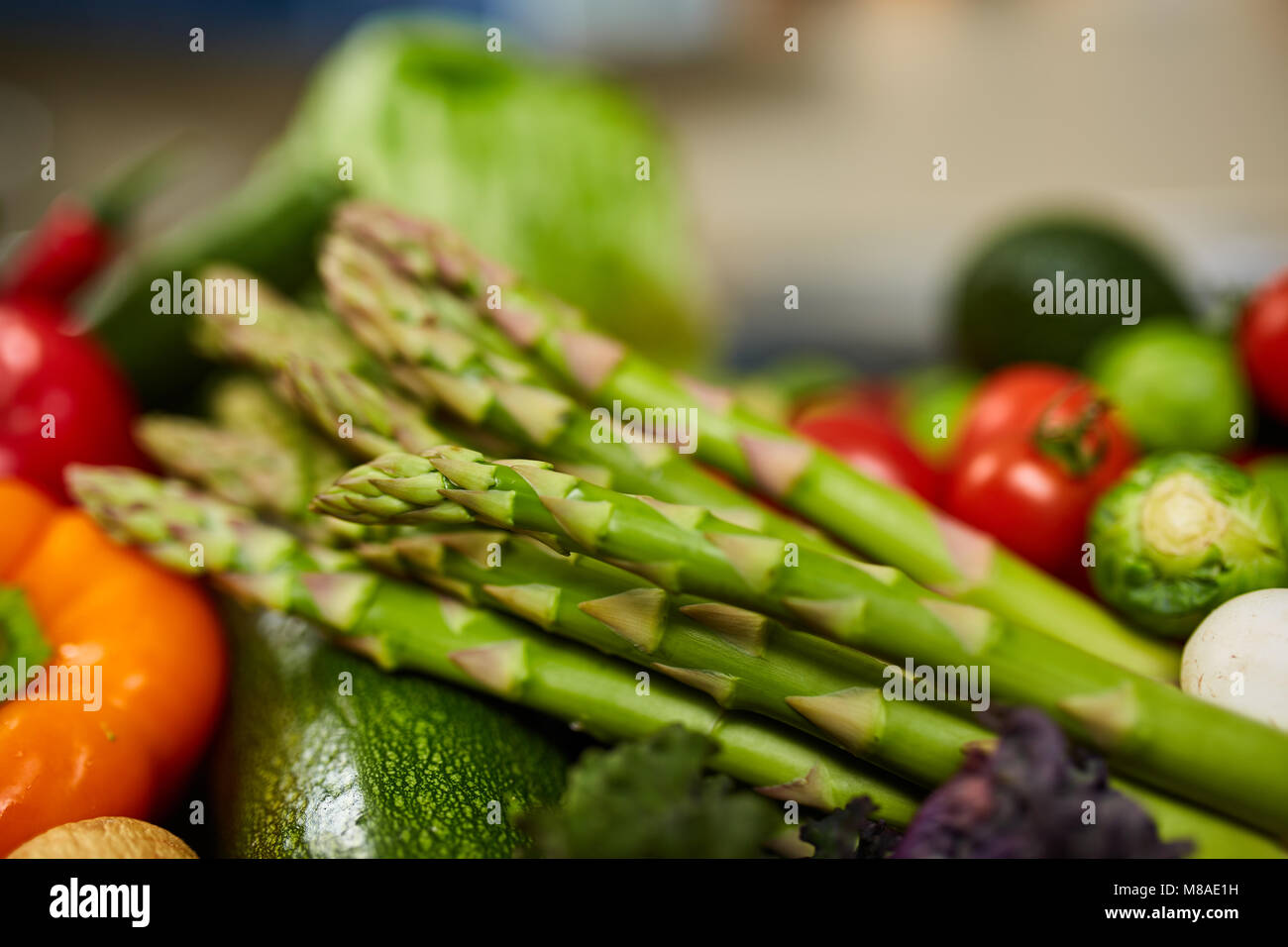 Group of various vegetables in closeup, studio shot Stock Photo - Alamy