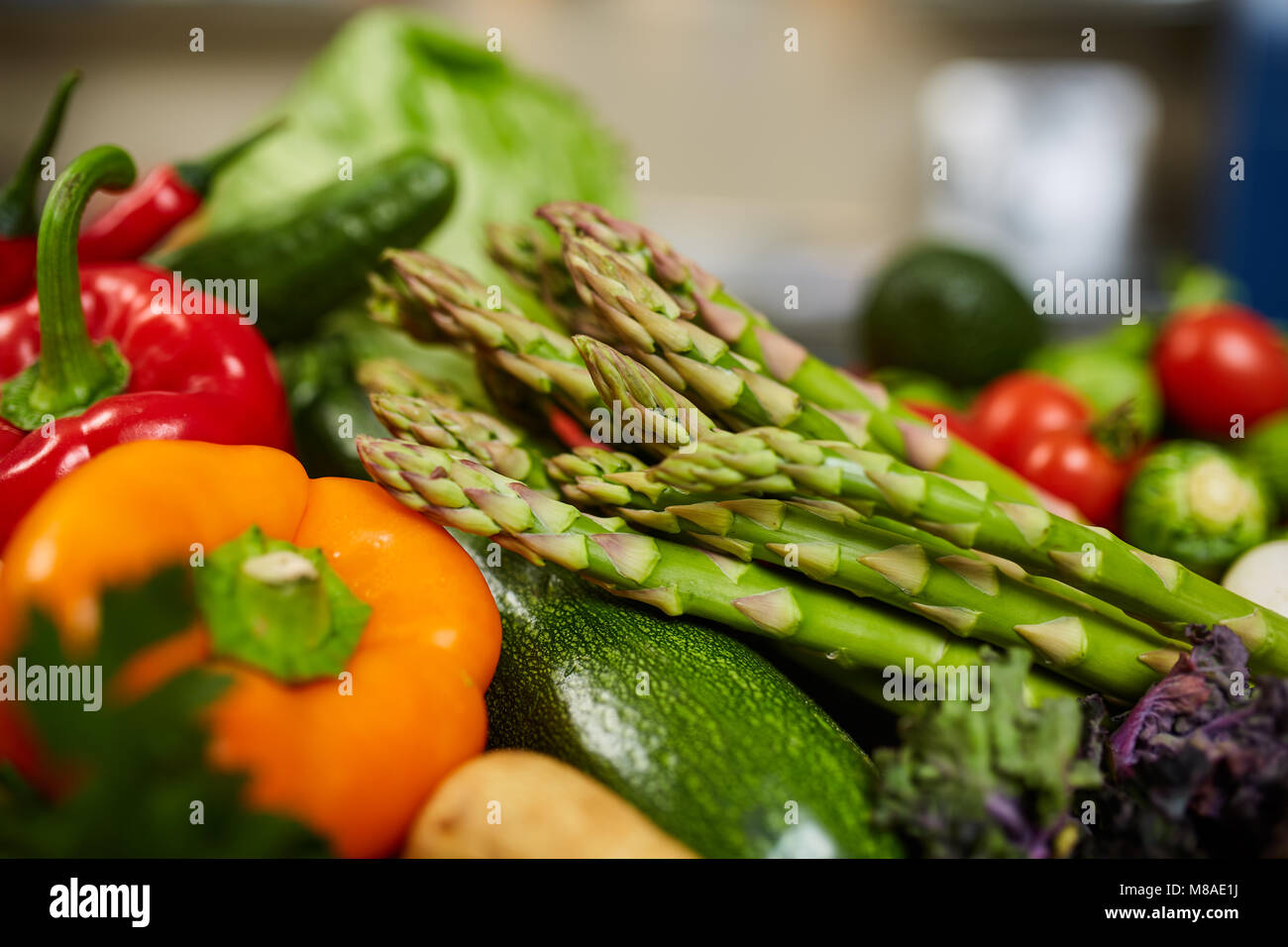 Group of various vegetables in closeup, studio shot Stock Photo - Alamy