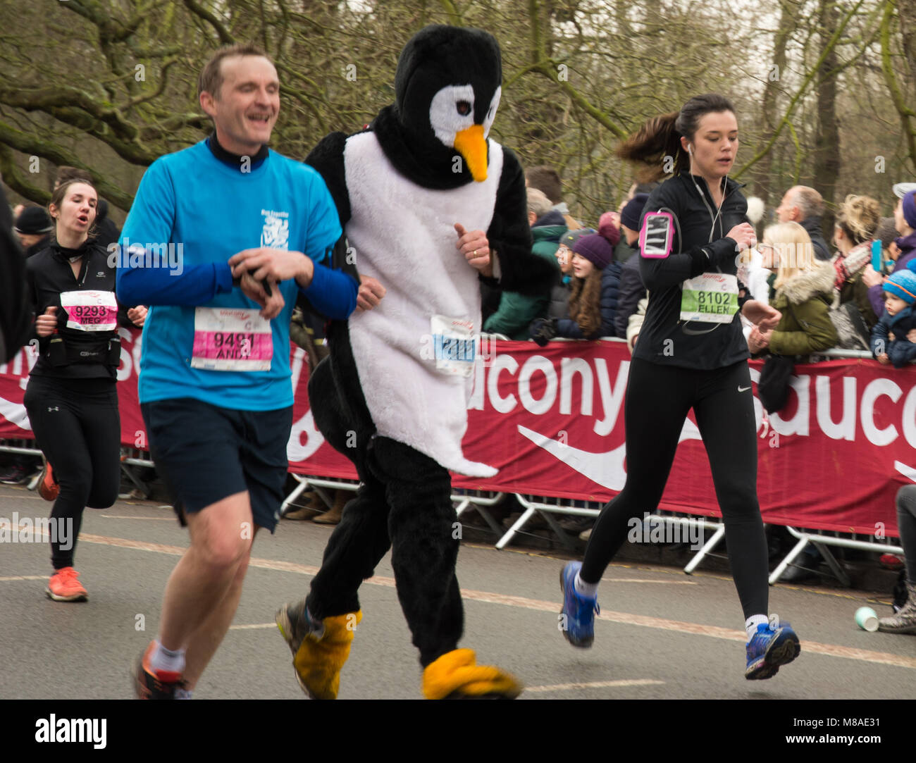 Marathon runner in fancy dress Stock Photo - Alamy