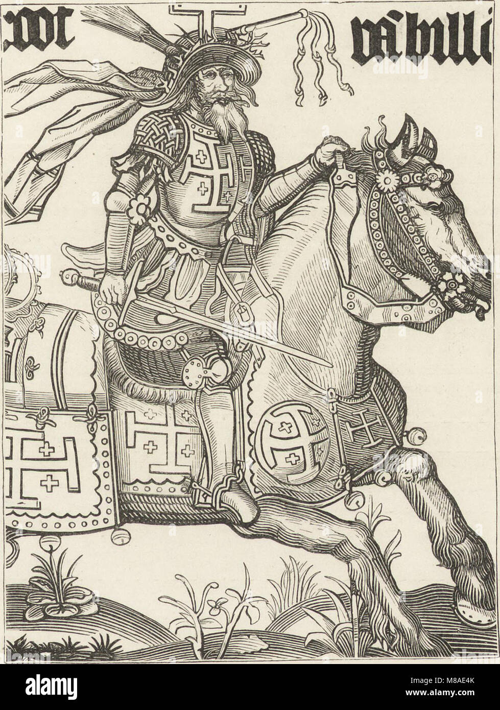 Godefroy de Bouillon, crowned with the Instruments of our Lord's ...