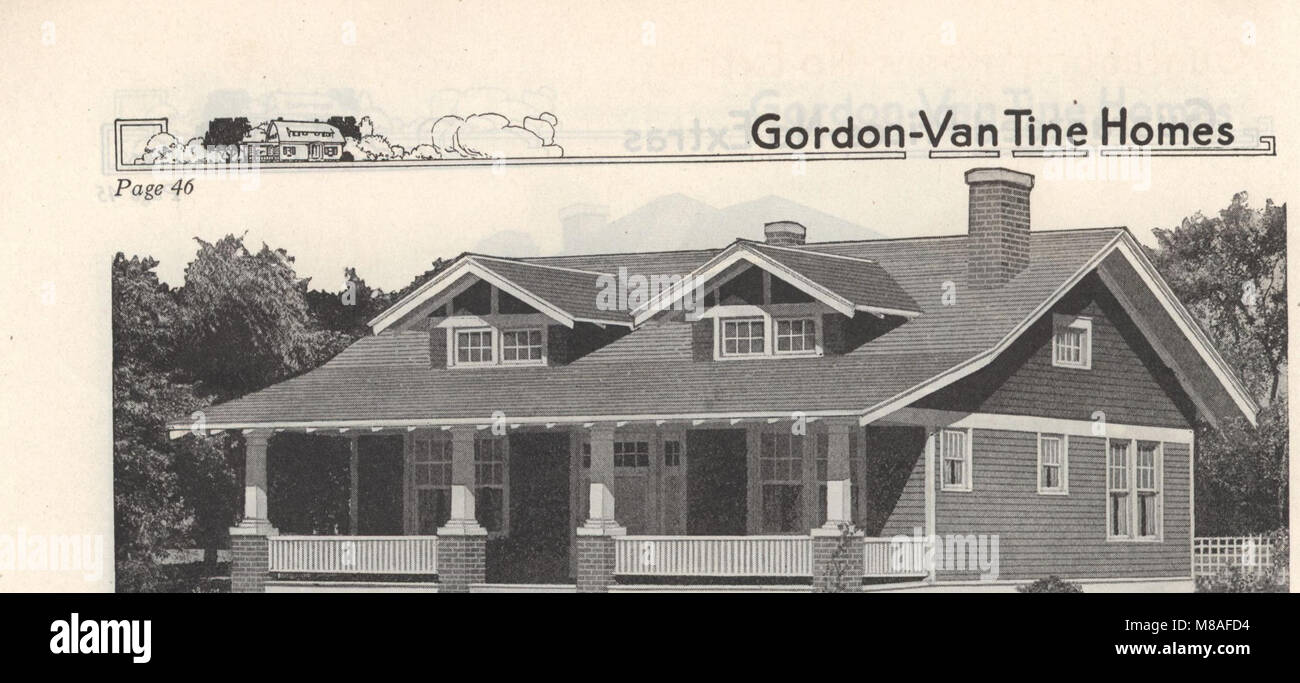 Gordon-Van Tine homes, built in 1921, represent a significant example ...