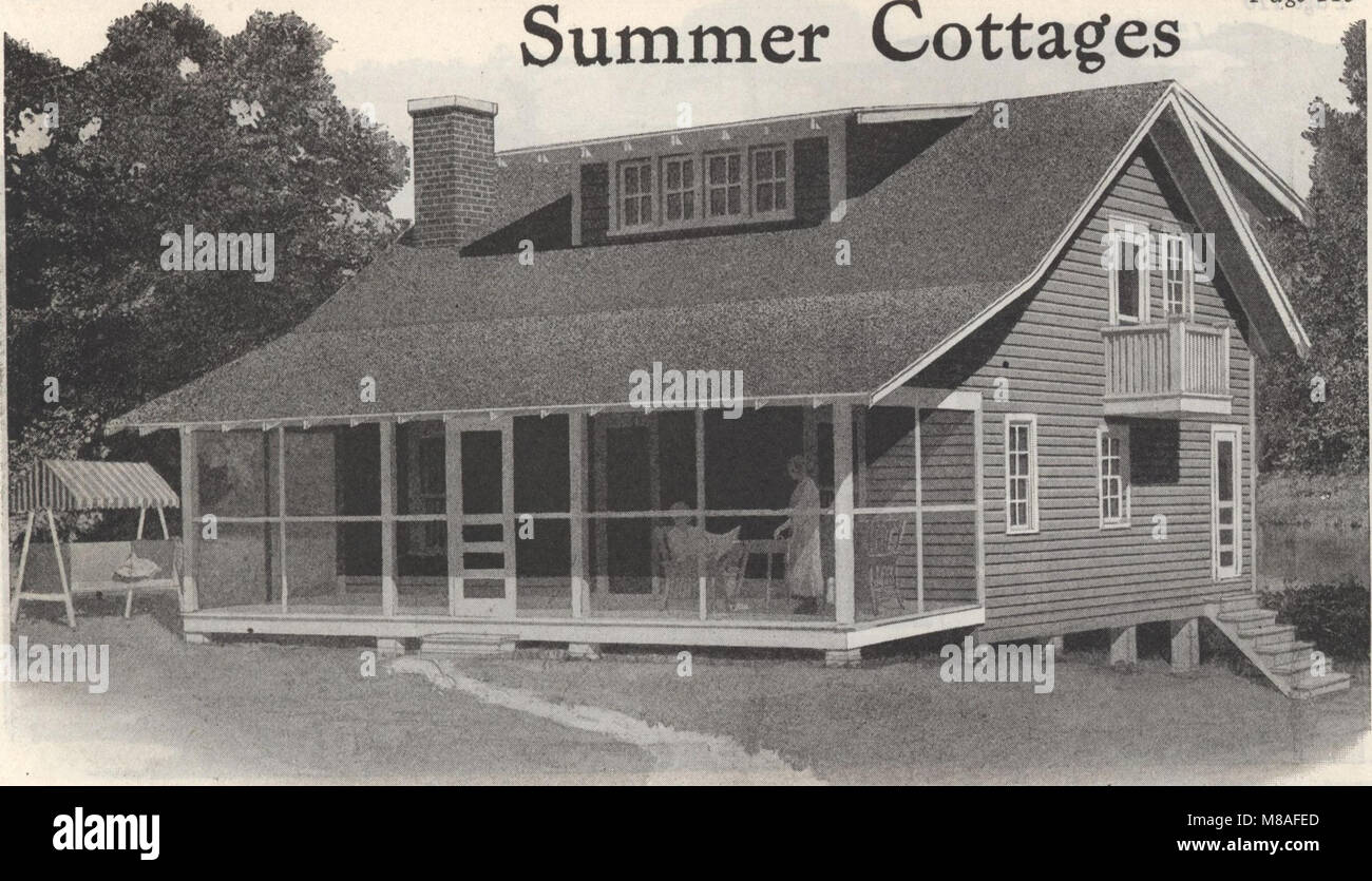 The Gordon-Van Tine Homes (1921) catalog showcases pre-designed home ...