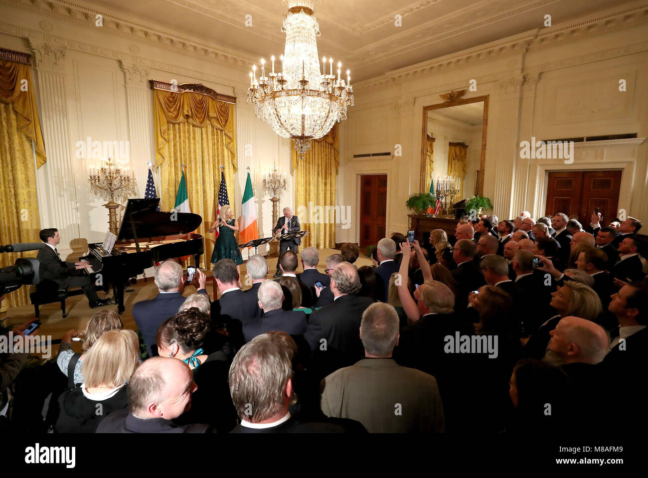 Flautist Sir James Galway and Lady Galway entertain the crowd at the ...
