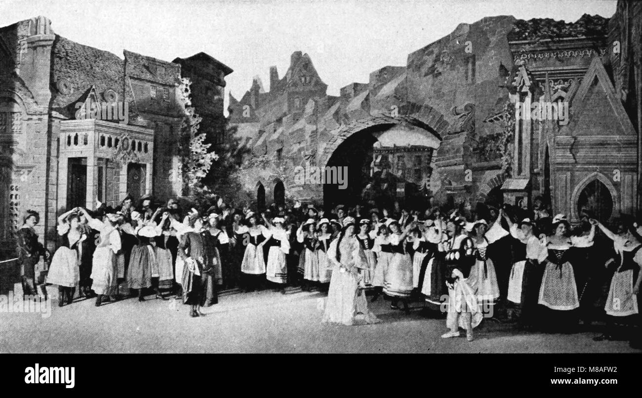 This image, featured in *The Victrola Book of the Opera*, captures a ...