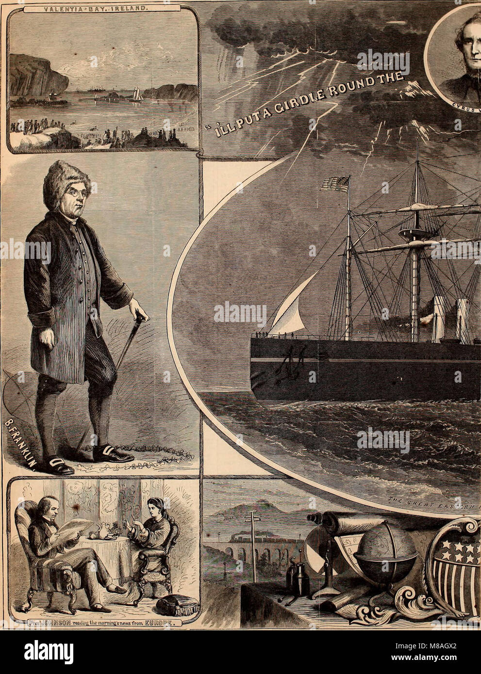 Transatlantic telegraph cables hi-res stock photography and images - Alamy